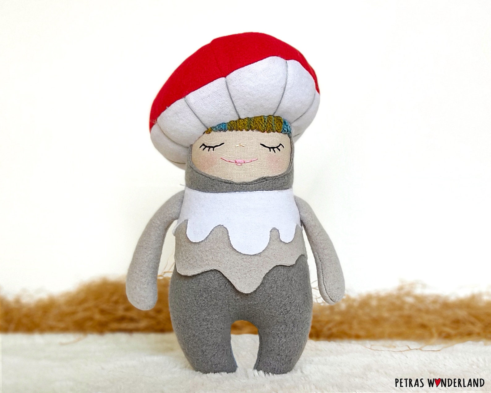 Mushroom Doll Stuffed Animal Sewing Pattern and Tutorial | Etsy