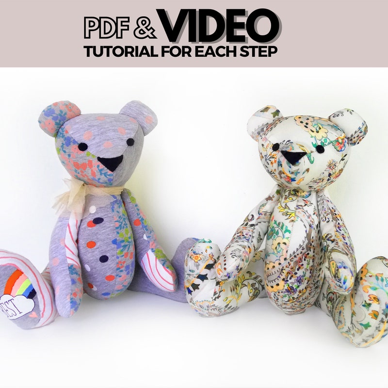 Memory Bear Pattern - Etsy
