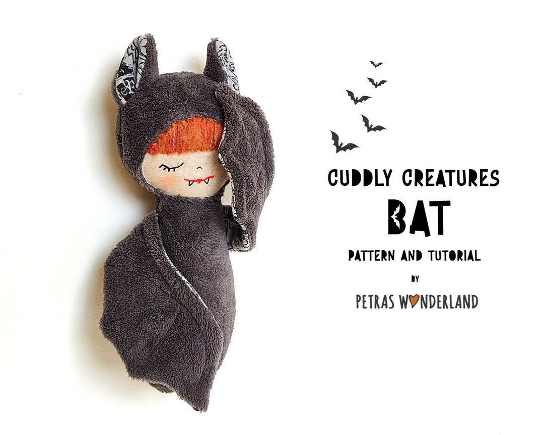 PDF Digital Download Stuffed Animal Bat Sewing Pattern Easy - Etsy