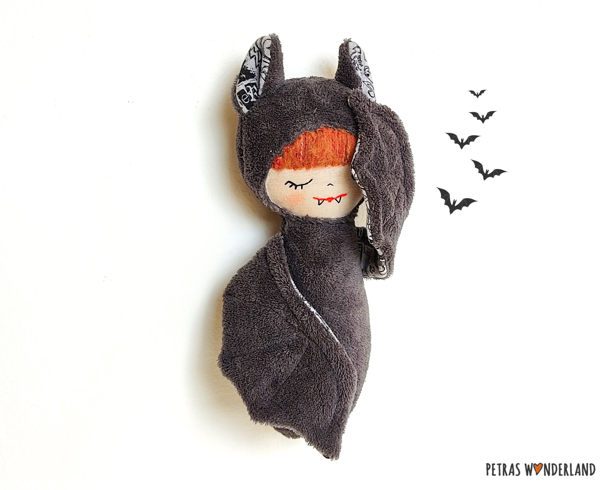 Bat Stuffed Animal Sewing Pattern Beginner Plush DIY Sewing - Etsy