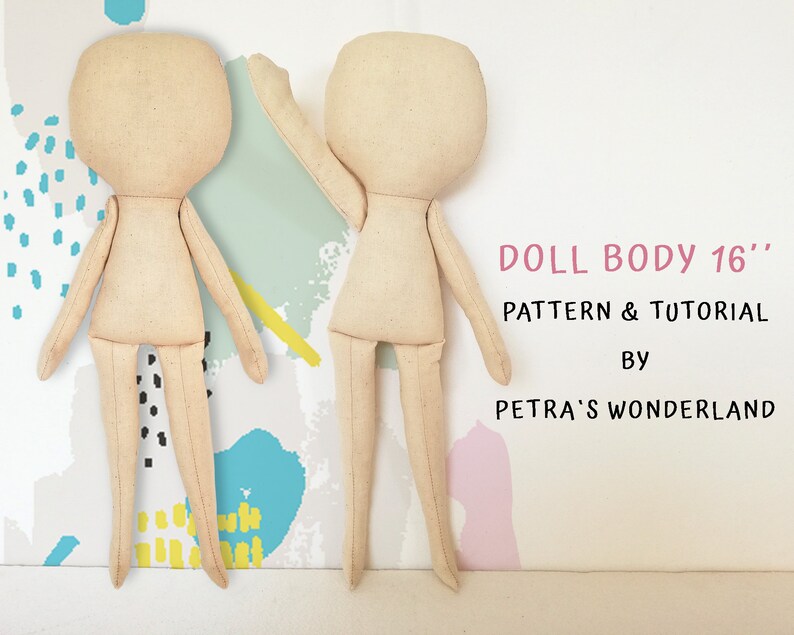 PDF Cloth Doll Pattern 16 Rag Doll Pattern and Sewing - Etsy UK