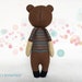 PDF Teddy Bear Sam Sewing Pattern and Tutorial Woodland - Etsy