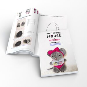 PDF Baby Animal Mouse Sewing Pattern & Tutorial - Soft Toy Mouse Rat ...