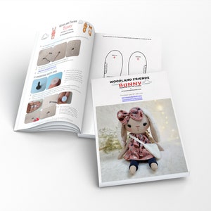 PDF Bunny Sewing Pattern With 3 Face Option, Diy Soft Cotton or Linen ...