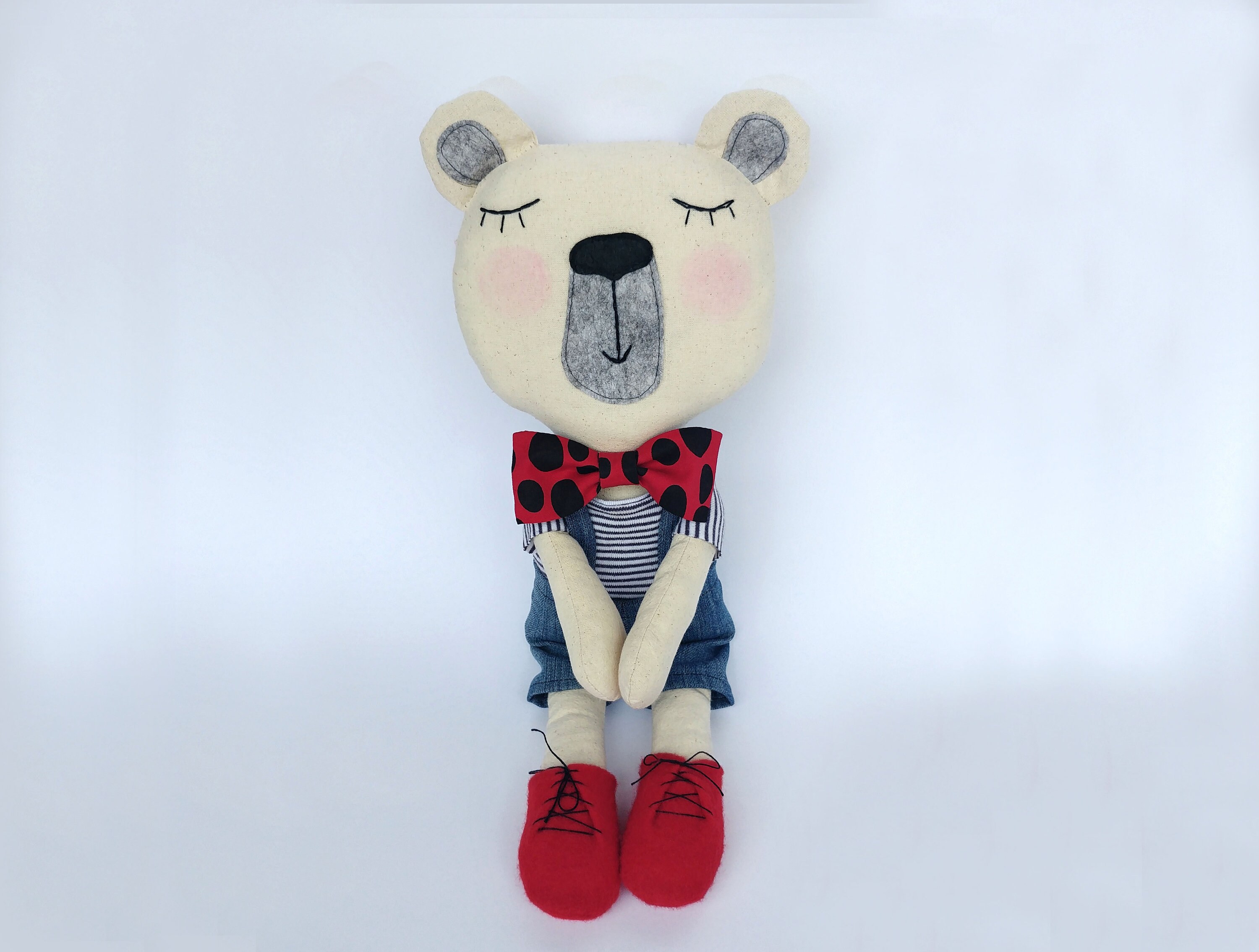 Teddy Bear Pdf Sewing Pattern and Tutorial Rag Doll Pattern - Etsy