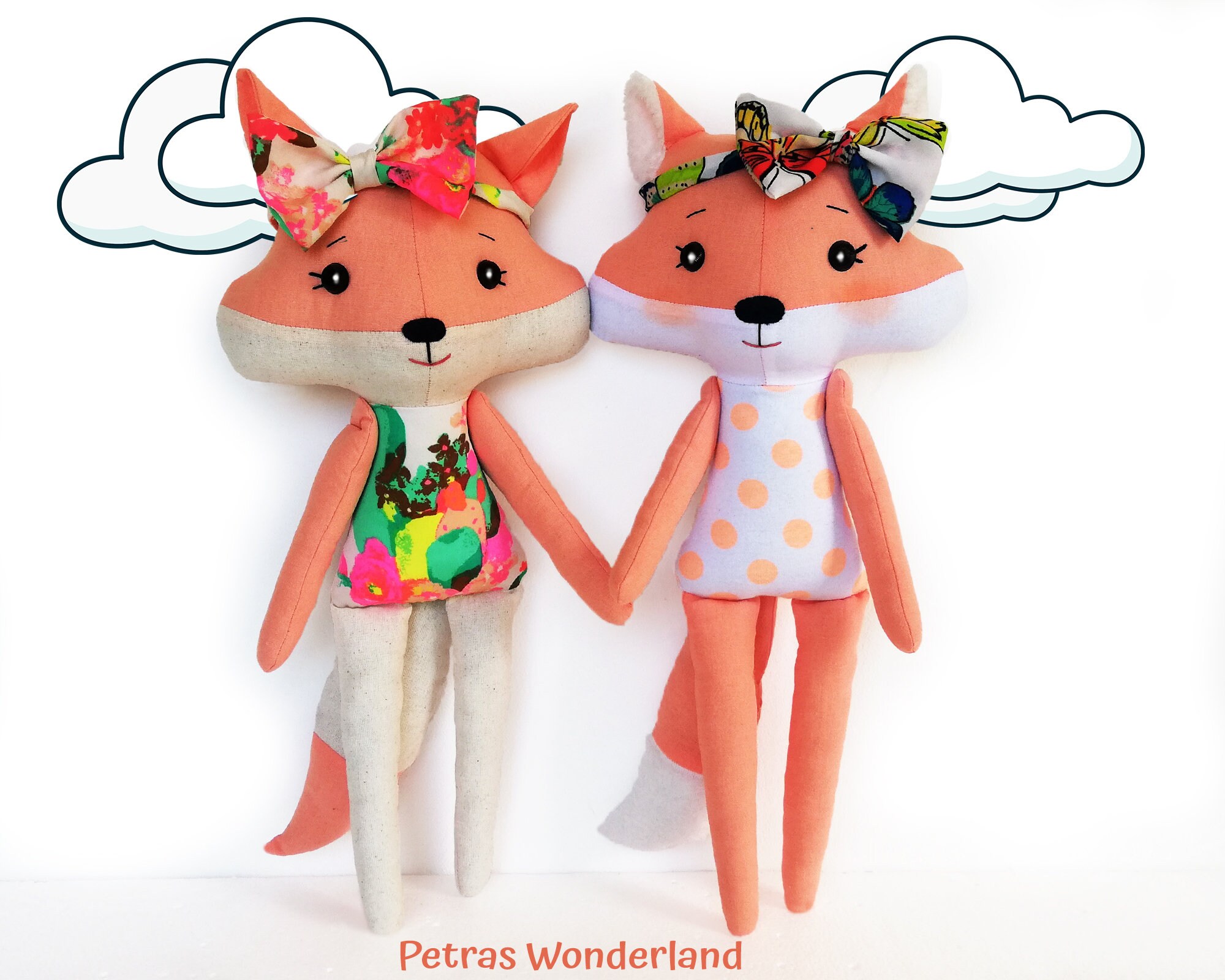PDF Fox Sewing Pattern and Tutorial Woodland Stuffed Animal | Etsy
