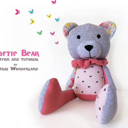 PDF Memory Bunny Sewing Pattern & Tutorial Stuffed Animal - Etsy