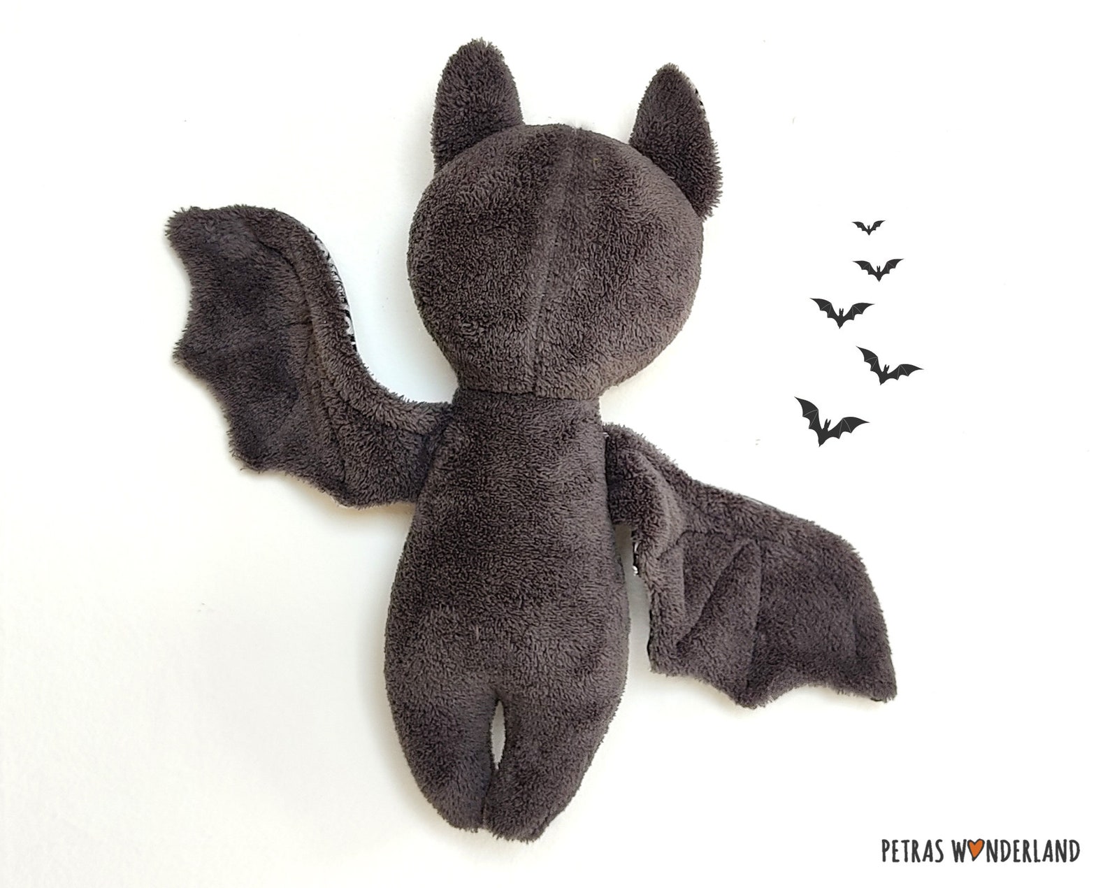 Bat Stuffed Animal Sewing Pattern Beginner Plush DIY Sewing | Etsy
