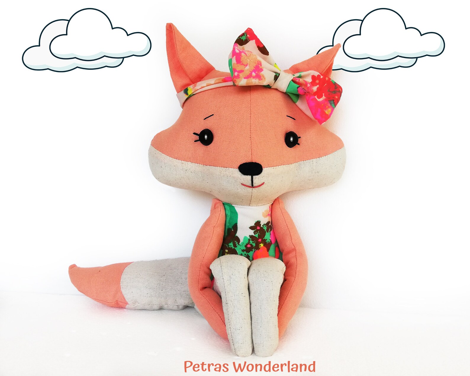 PDF Fox Sewing Pattern and Tutorial Woodland Stuffed Animal | Etsy