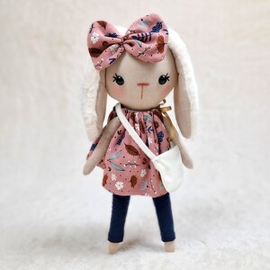 PDF Bunny Sewing Pattern With 3 Face Option, Diy Soft Cotton or Linen ...