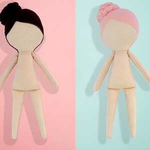 PDF Sewing Tutorial for Cloth Doll Pattern 15”, Soft Doll Pattern, Doll ...