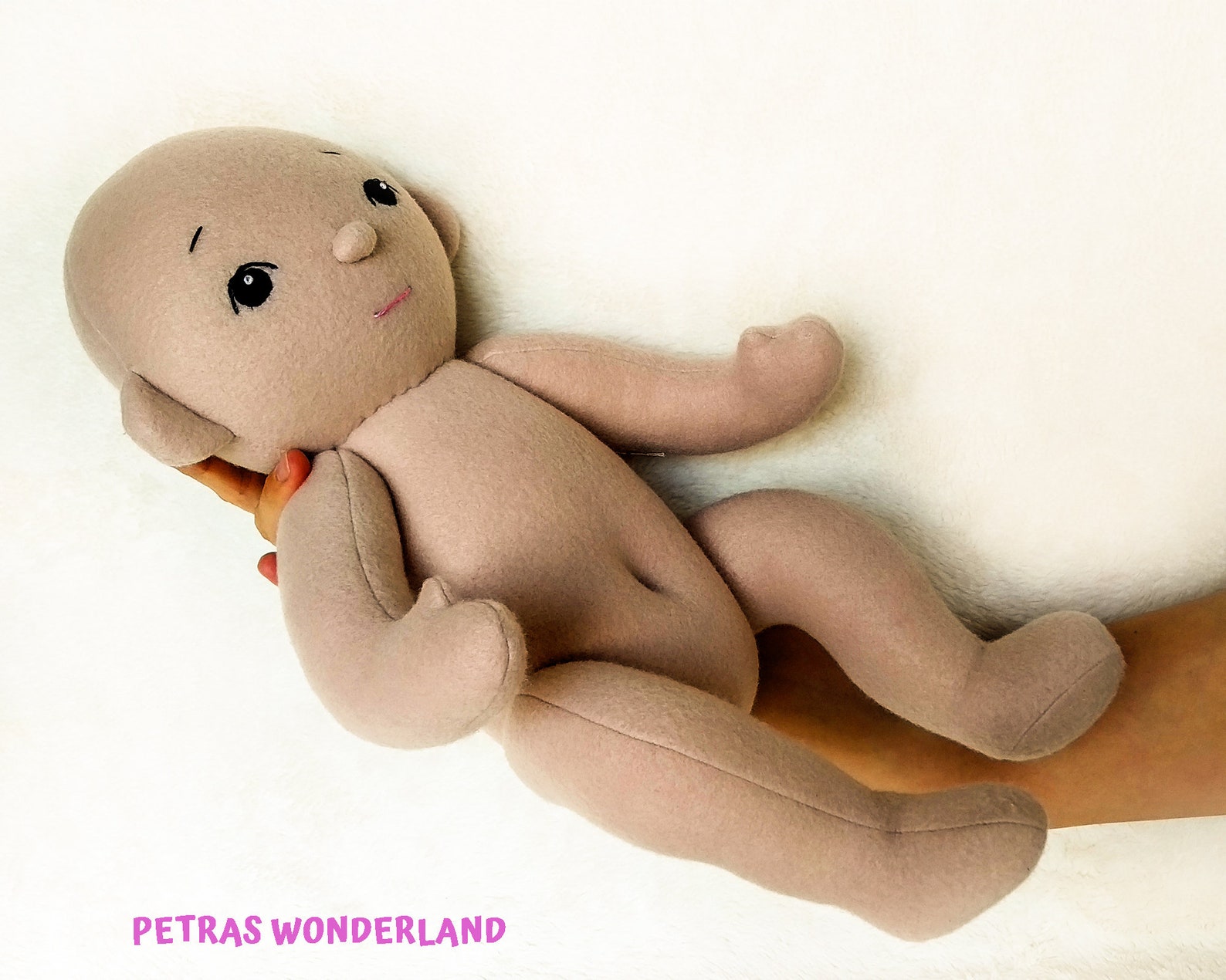 PDF Baby Doll Pattern and Tutorial, 18 Soft Doll Pattern With Diaper ...