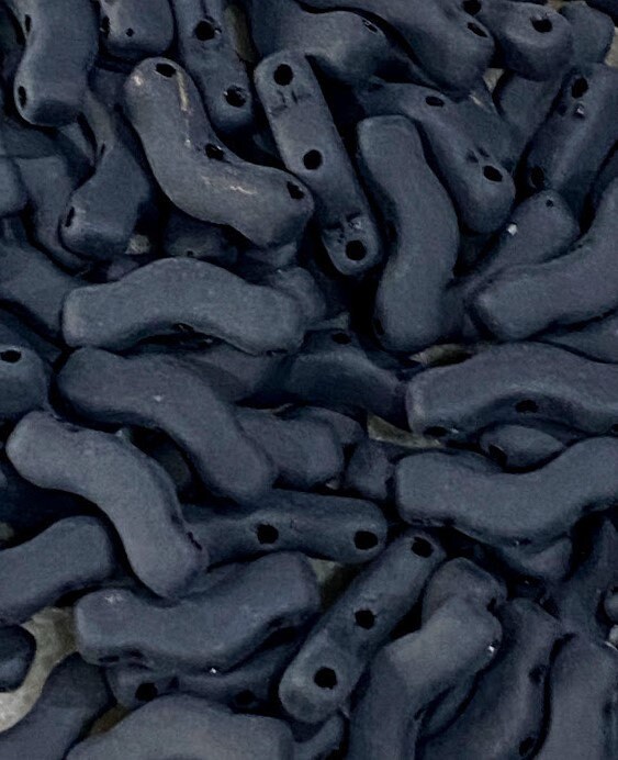 Bridge Bead 3 Holes Pack of 30 Jet Matte - Etsy