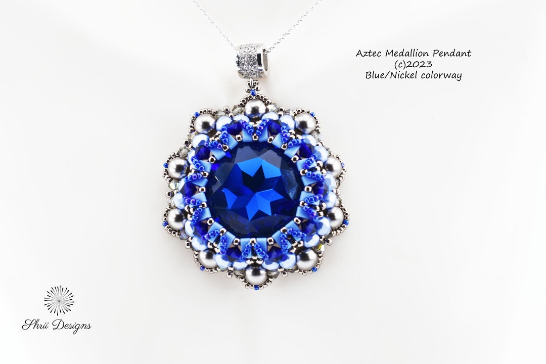 Aztec Medallion Pendant Tutorial - Etsy