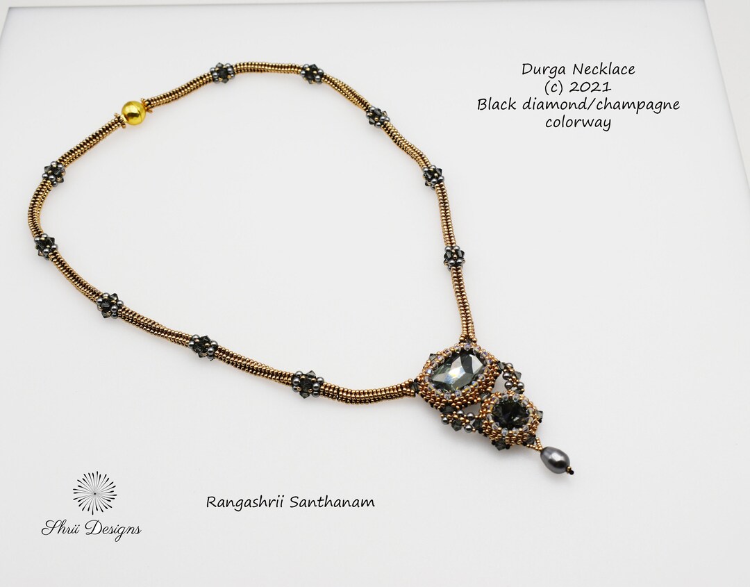 Durga Necklace and Earrings Supplies Kit - Etsy