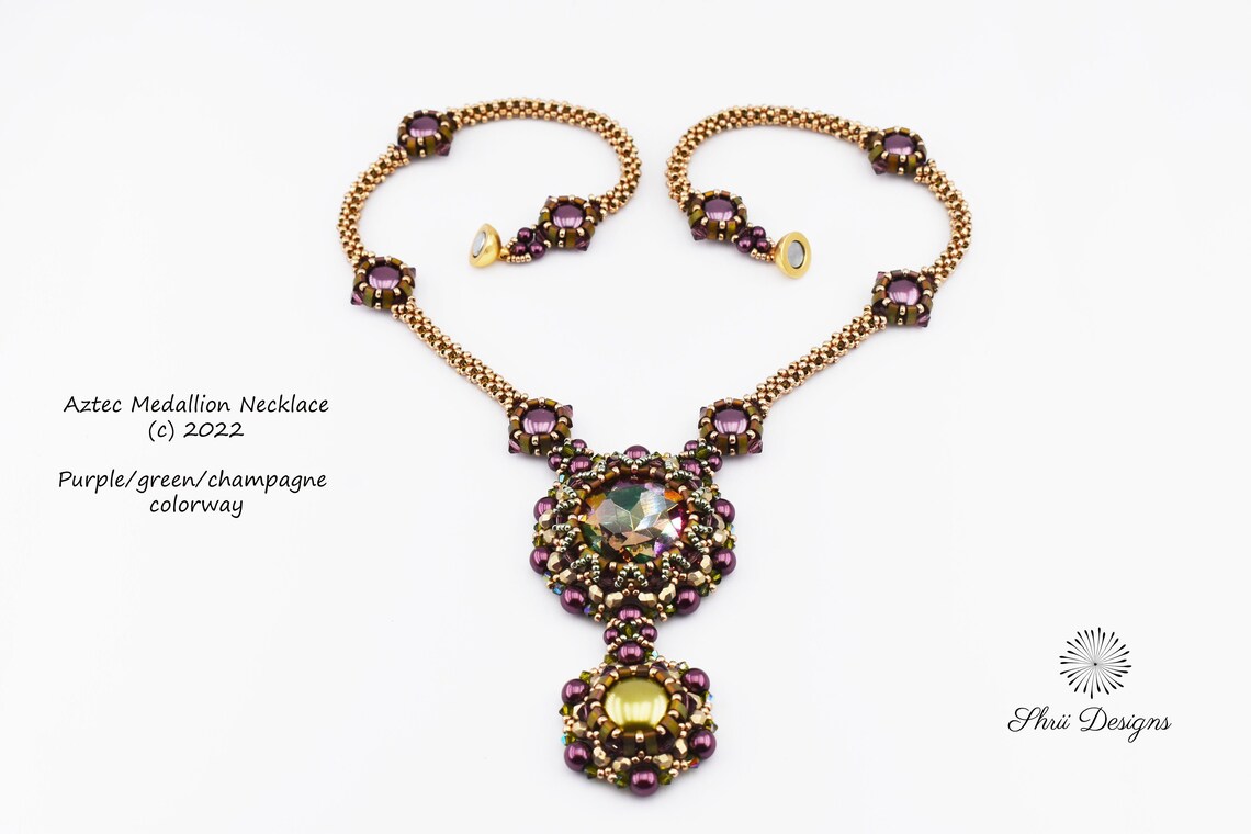 Aztec Medallion Necklace Tutorial - Etsy