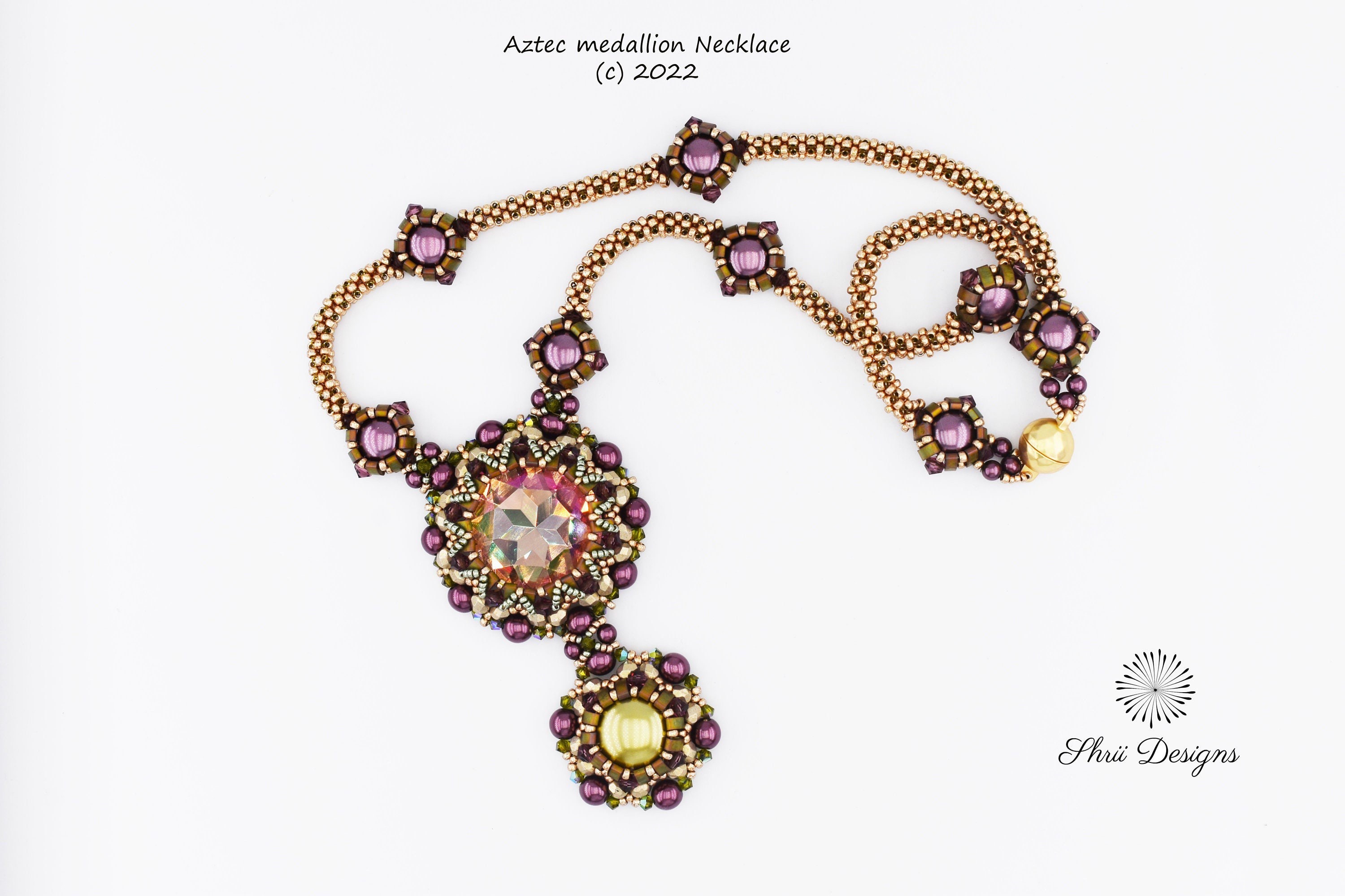 Aztec Medallion Necklace Tutorial - Etsy