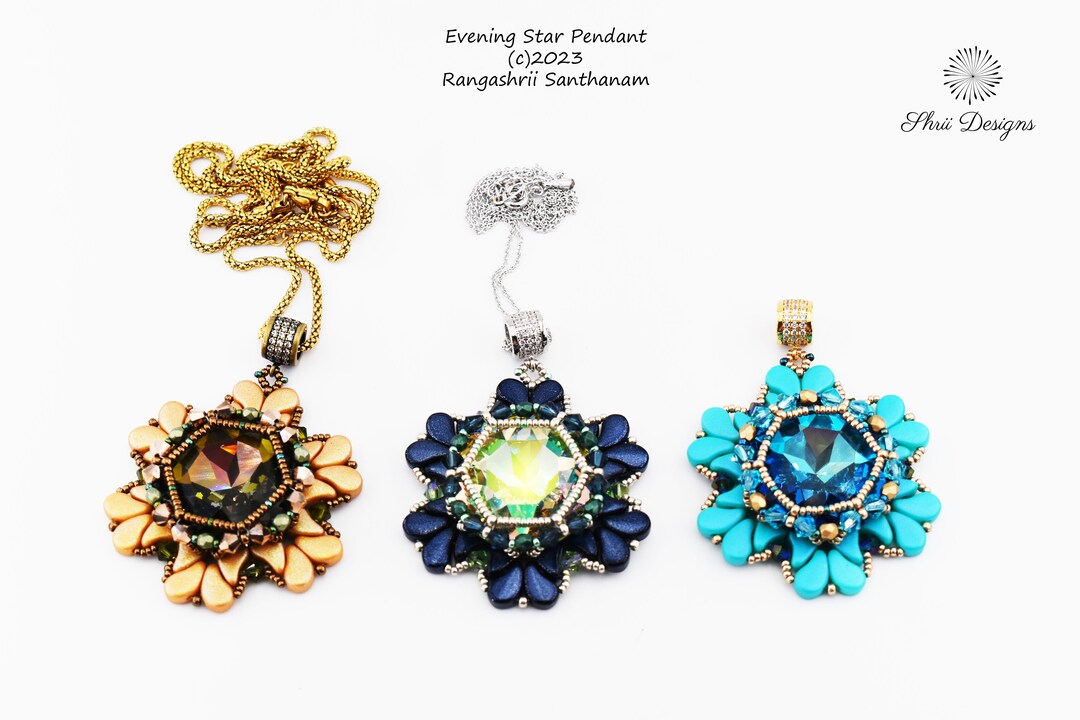 Evening Star Pendant Tutorial - Etsy
