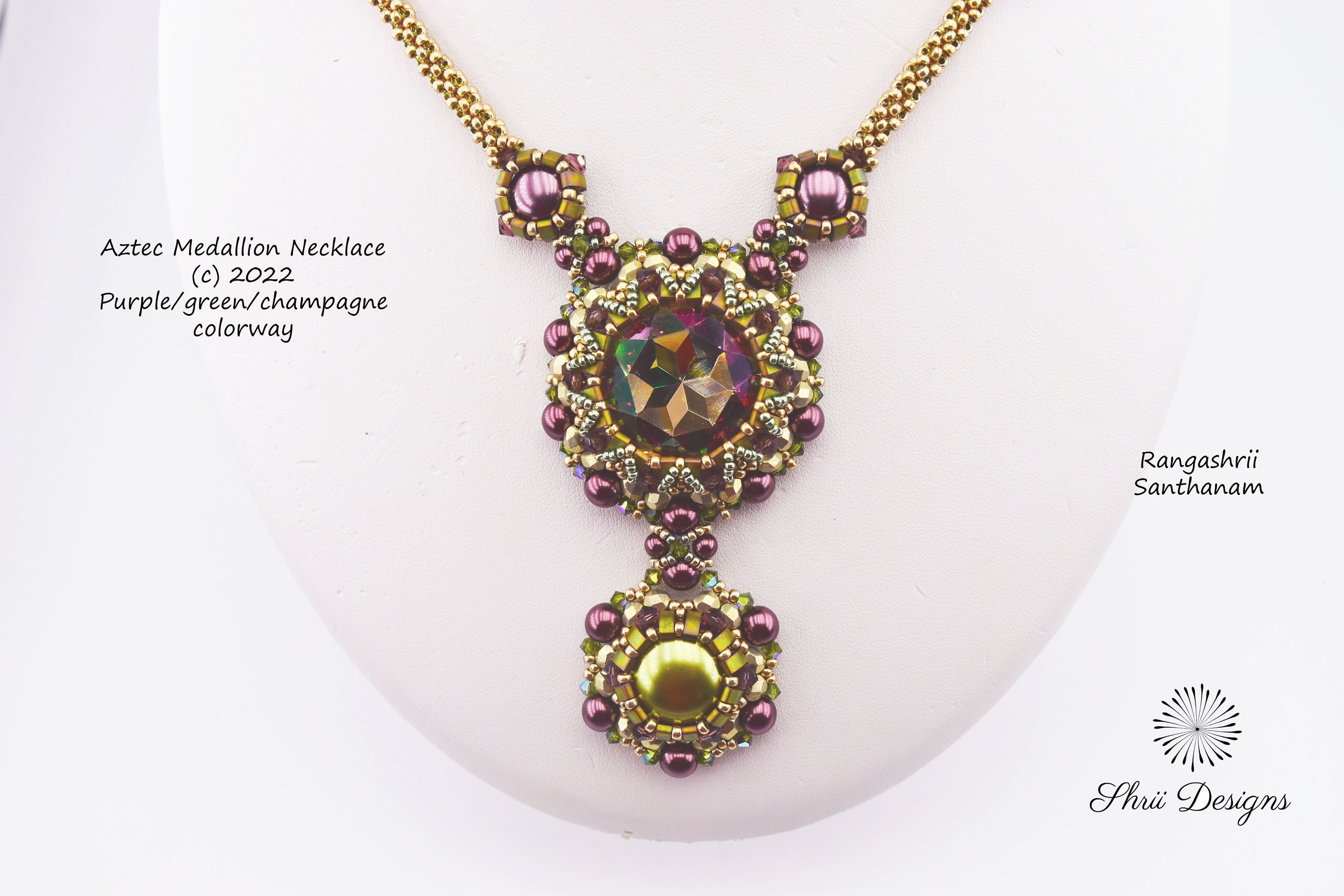 Aztec Medallion Necklace Tutorial - Etsy