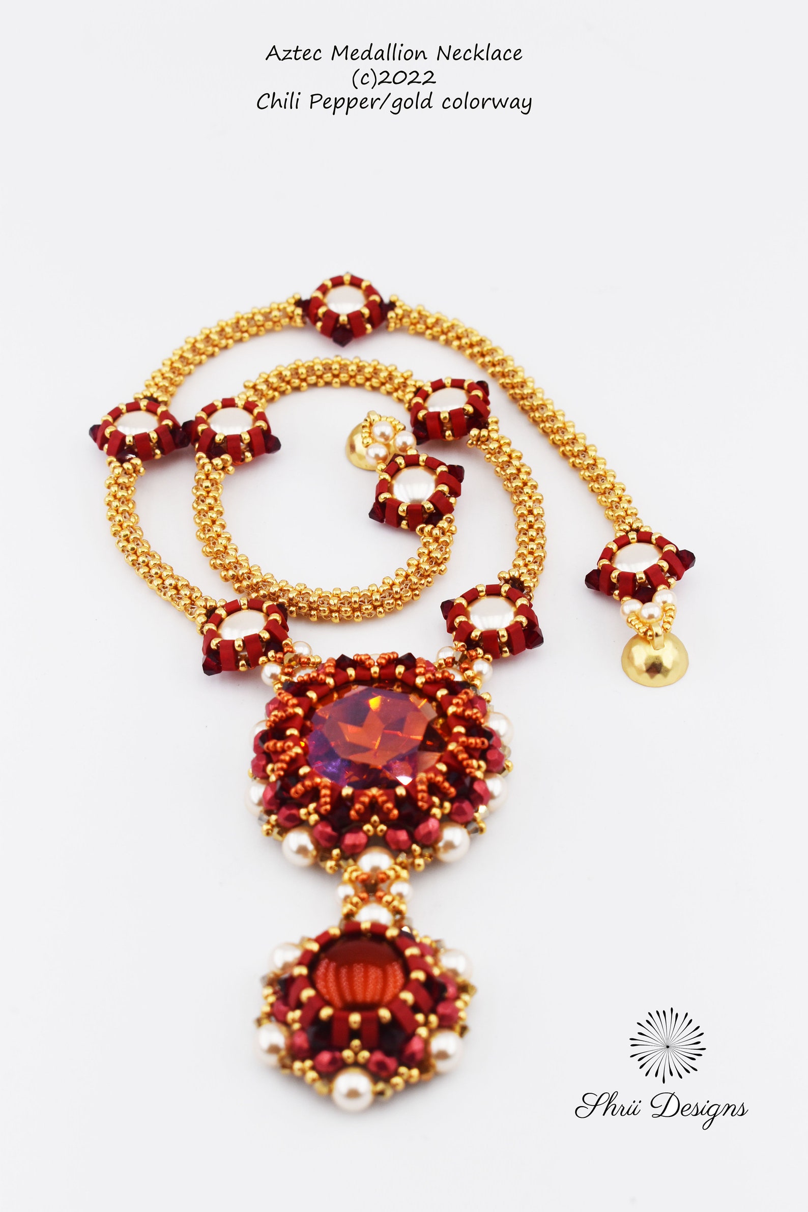 Aztec Medallion Necklace Tutorial - Etsy