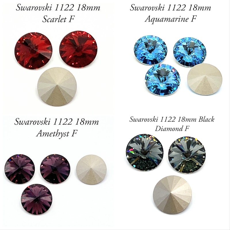 Swarovski Rivoli - Etsy