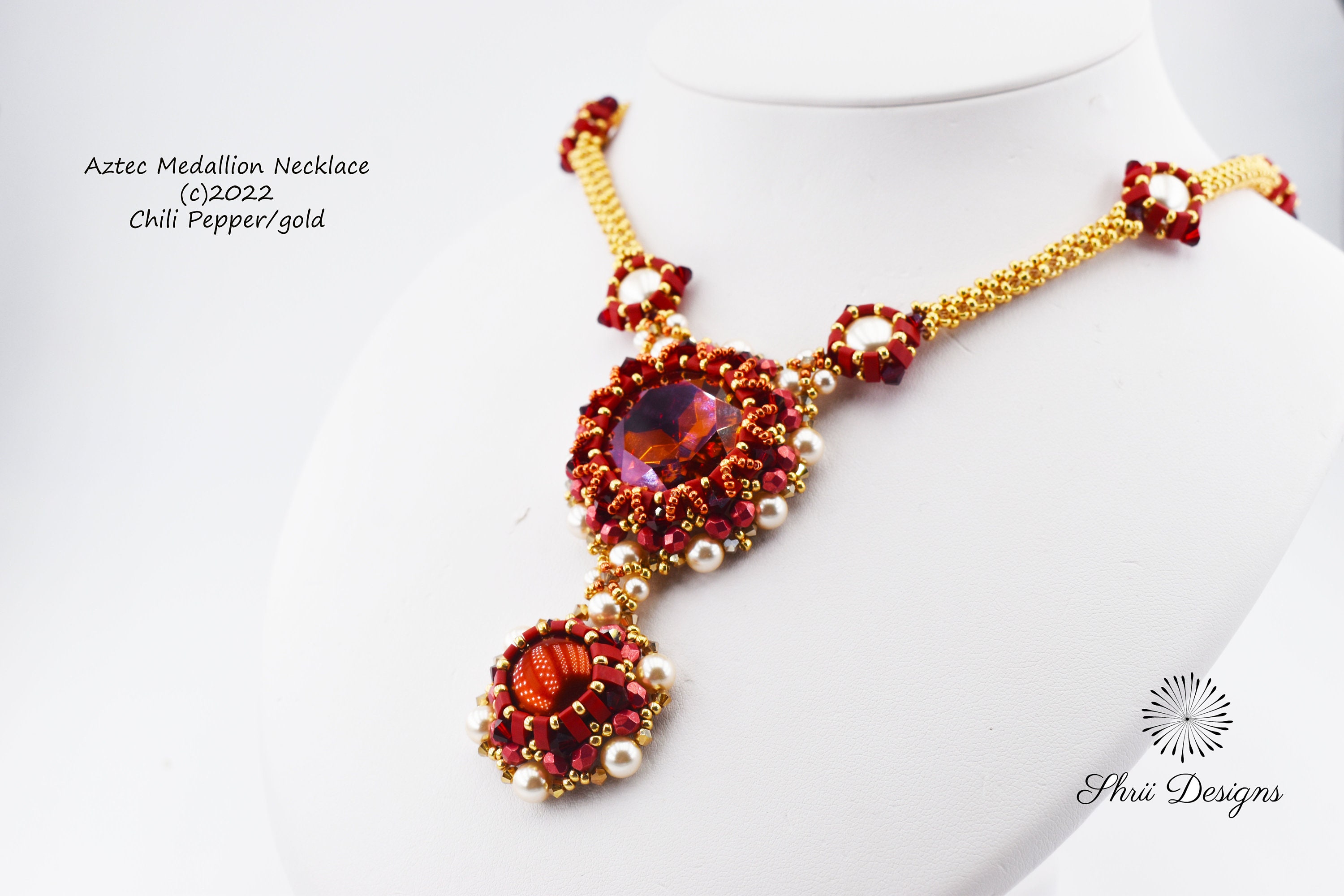 Aztec Medallion Necklace Tutorial - Etsy
