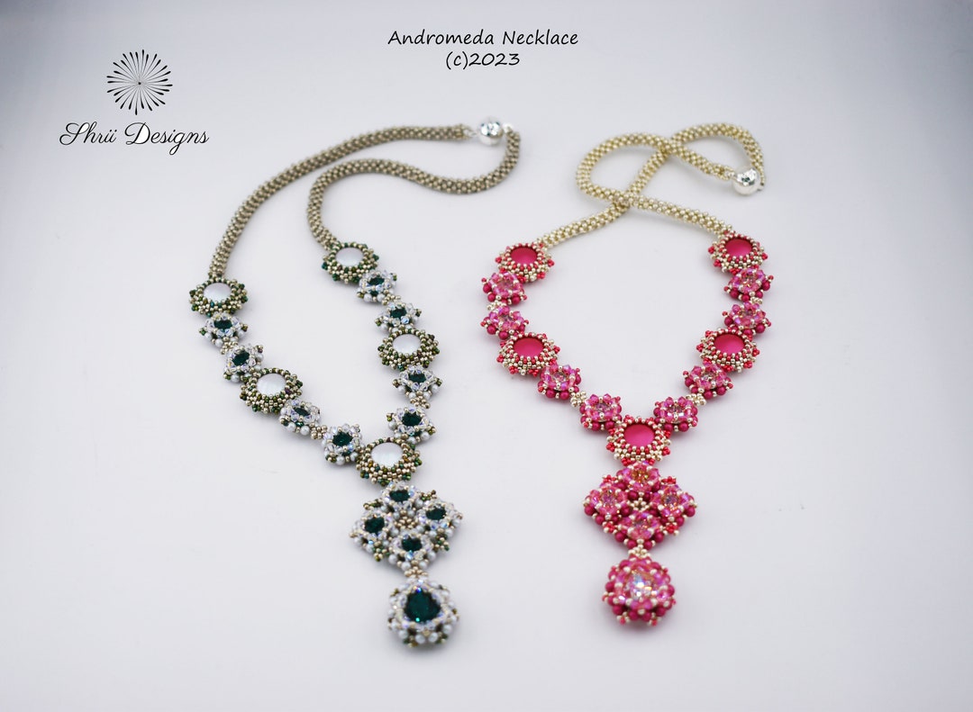 Andromeda Necklace and Earrings Tutorial - Etsy