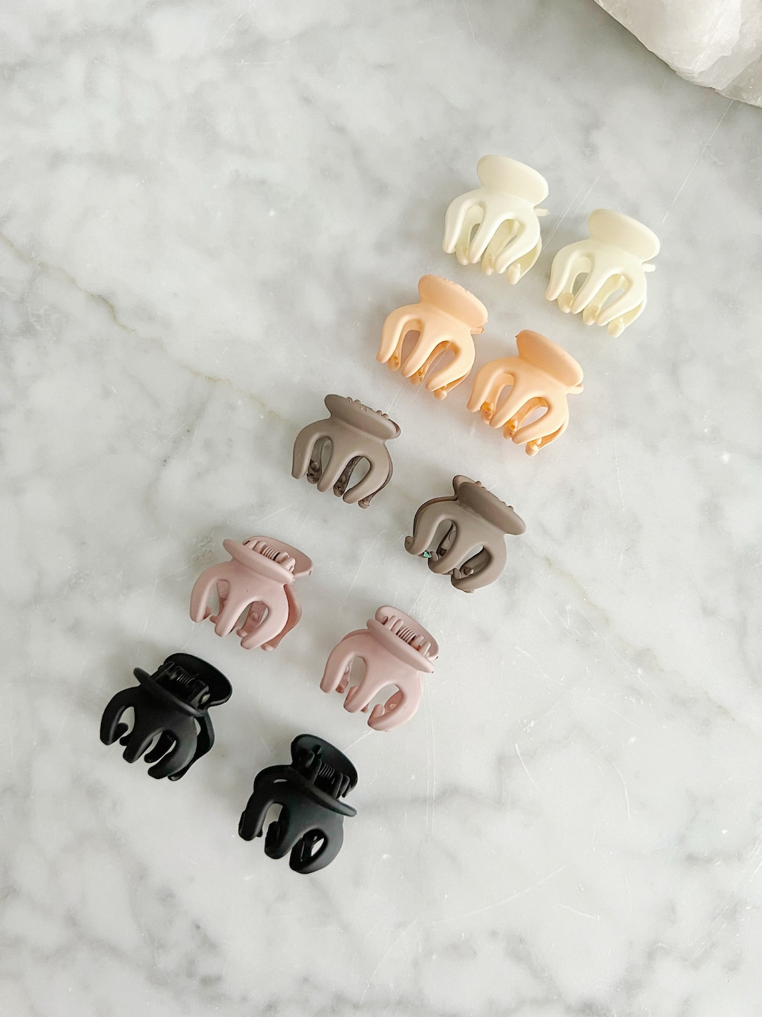 Set of 10 Mini Hair Claw,tiny Hair Clip,hair Clips,cute Hair Claw,girl ...