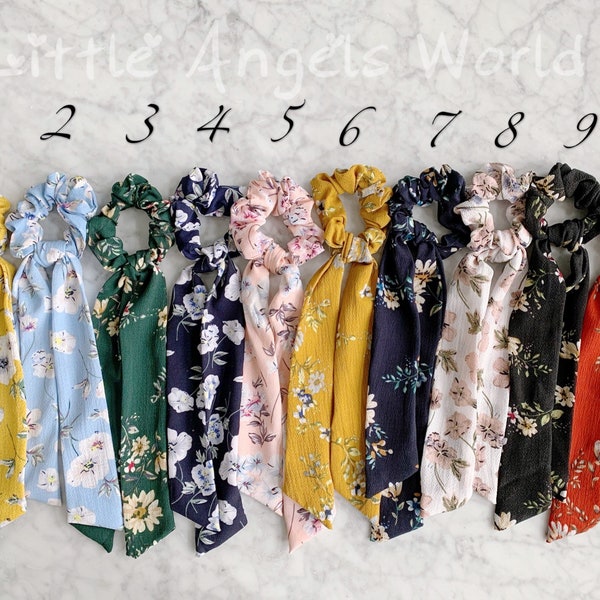 Bow Scrunchie - Etsy