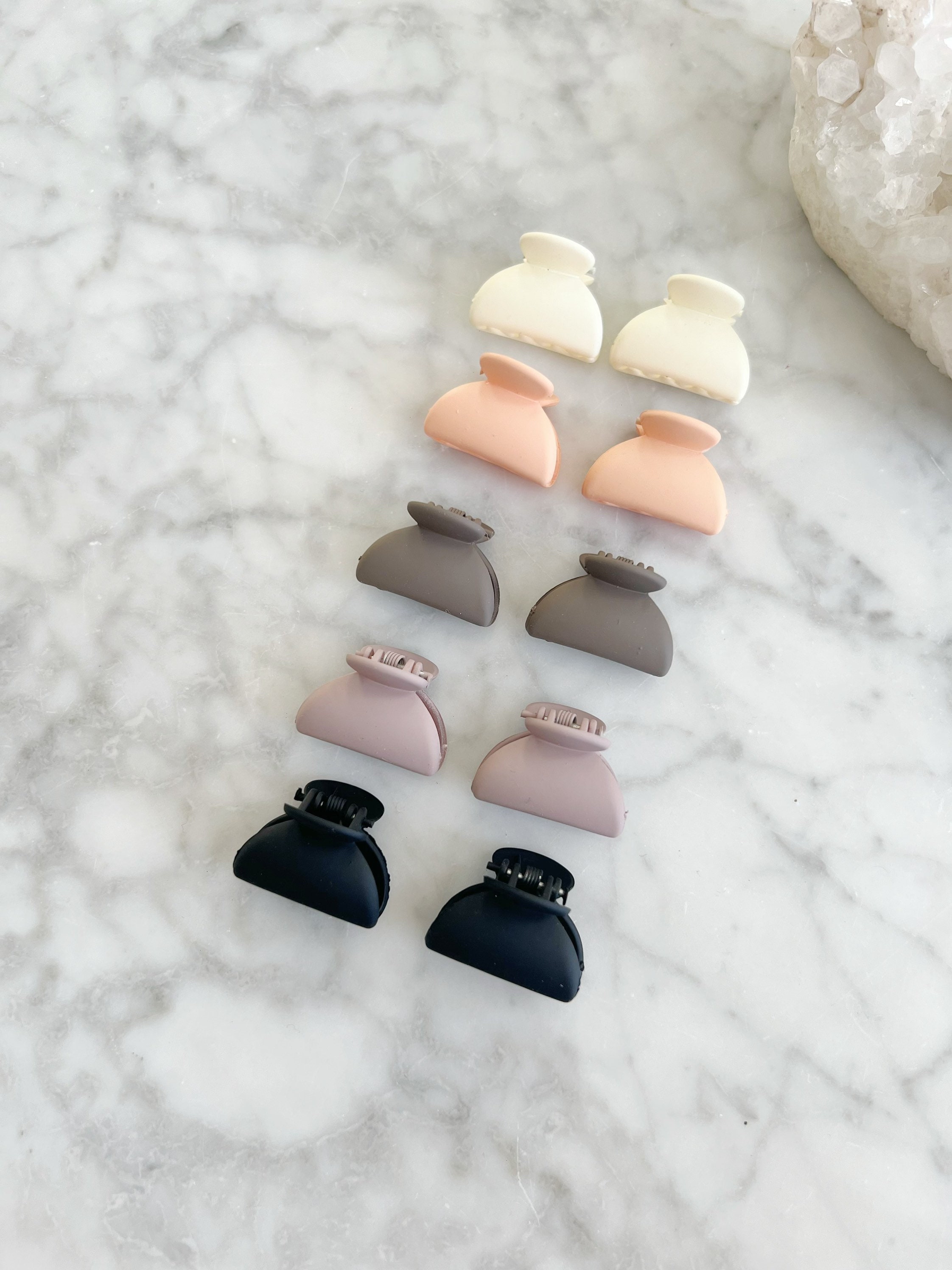 Set of 10 Mini Hair Claw,tiny Hair Clip,hair Clips,cute Hair Claw,girl ...
