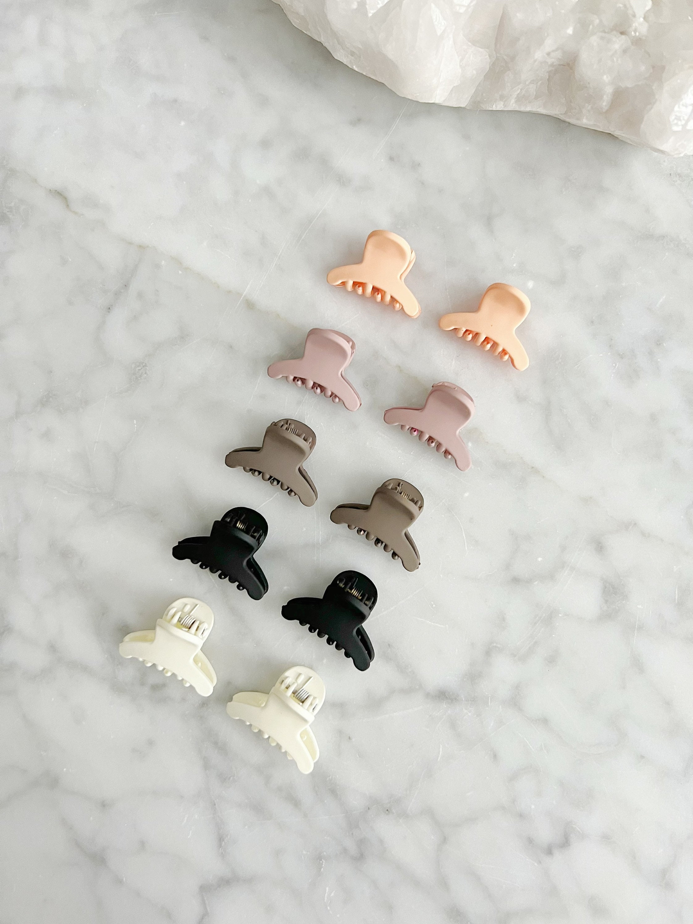 Set of 10 Mini Hair Claw,tiny Hair Clip,hair Clips,cute Hair Claw,girl ...