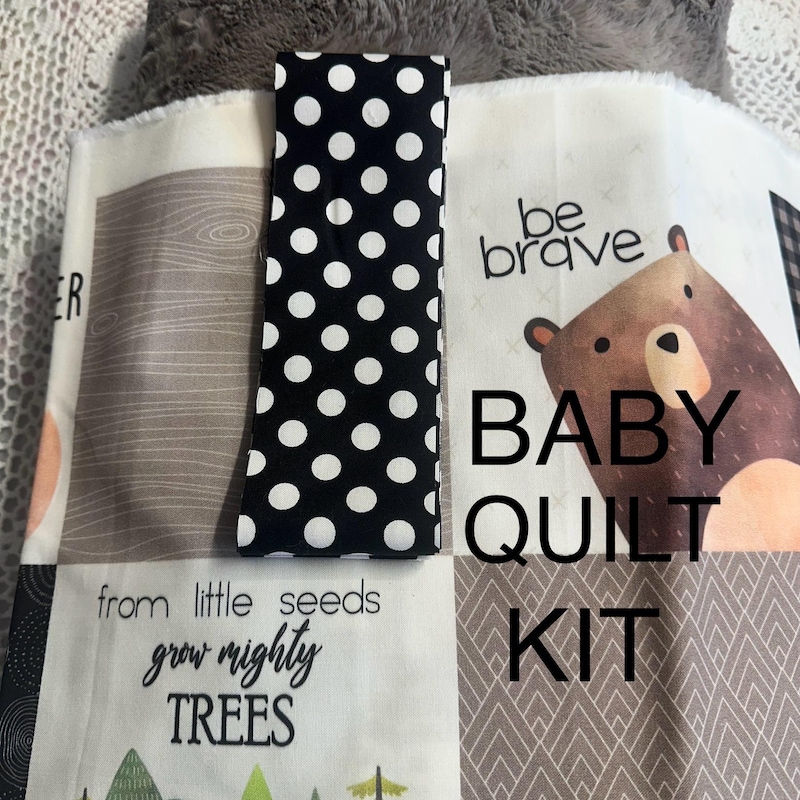 Woodland Quilt Panel Kit - Etsy