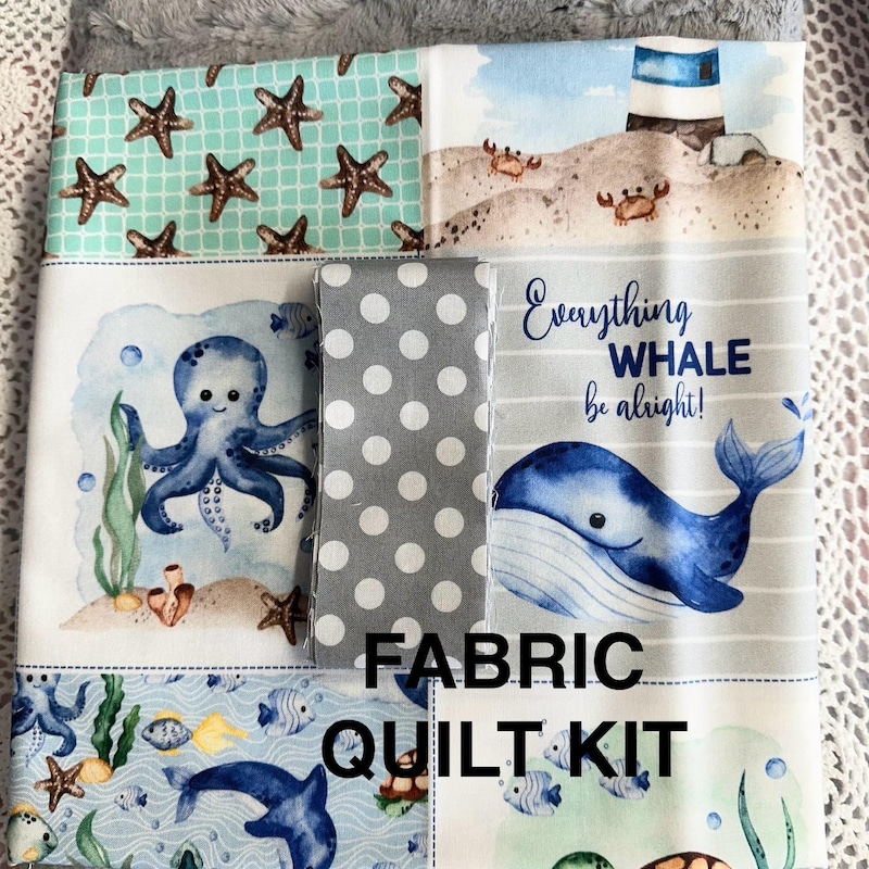 Nautical Quilt Fabric Charm - Etsy