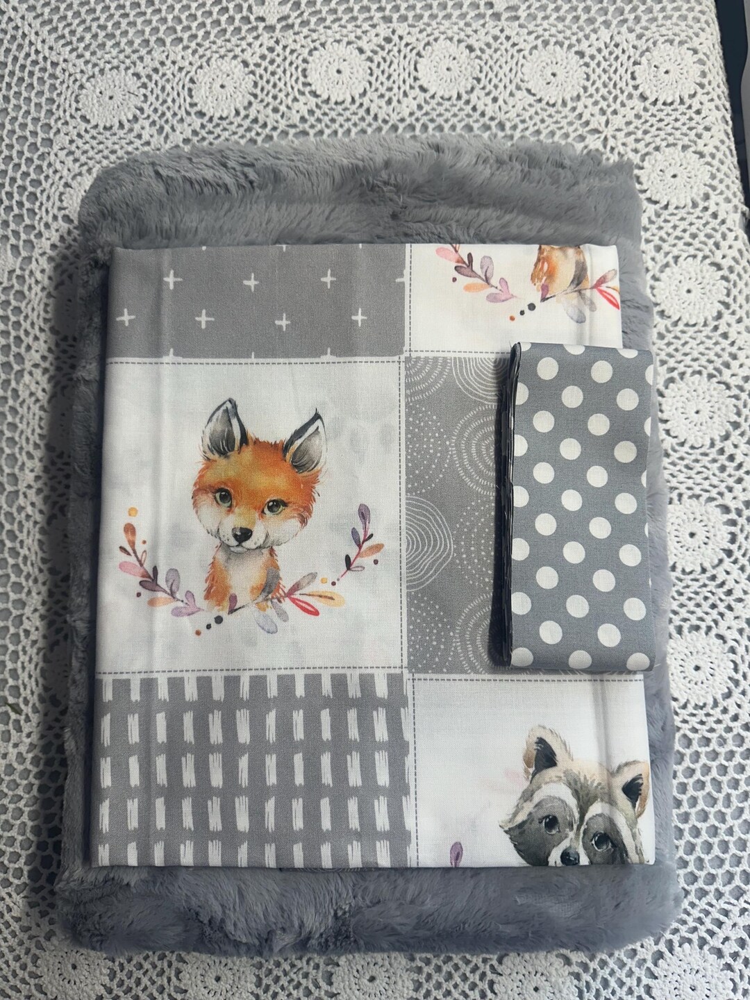 Baby Boy FABRIC| Beginner DIY Quilt|easy Sewing Kit| Woodland Animals ...