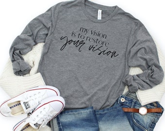 Vision is My Passion T-shirt Optometrist Optician | Etsy