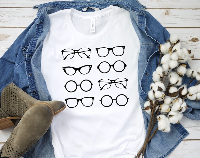 Multi Eyeglasses T-shirt | Optometrist, Optician, Ophthalmologist ...