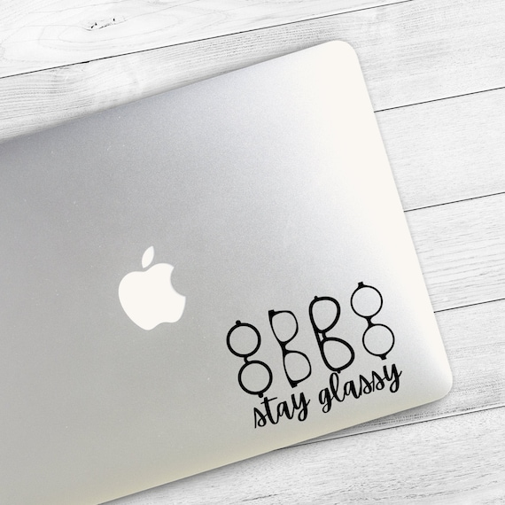 Stay Glassy Vinyl Decal Sticker Optometrist Optician | Etsy