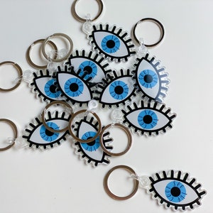 Eye See the Good Clear Acrylic Keychain | Optometrist, Optician ...