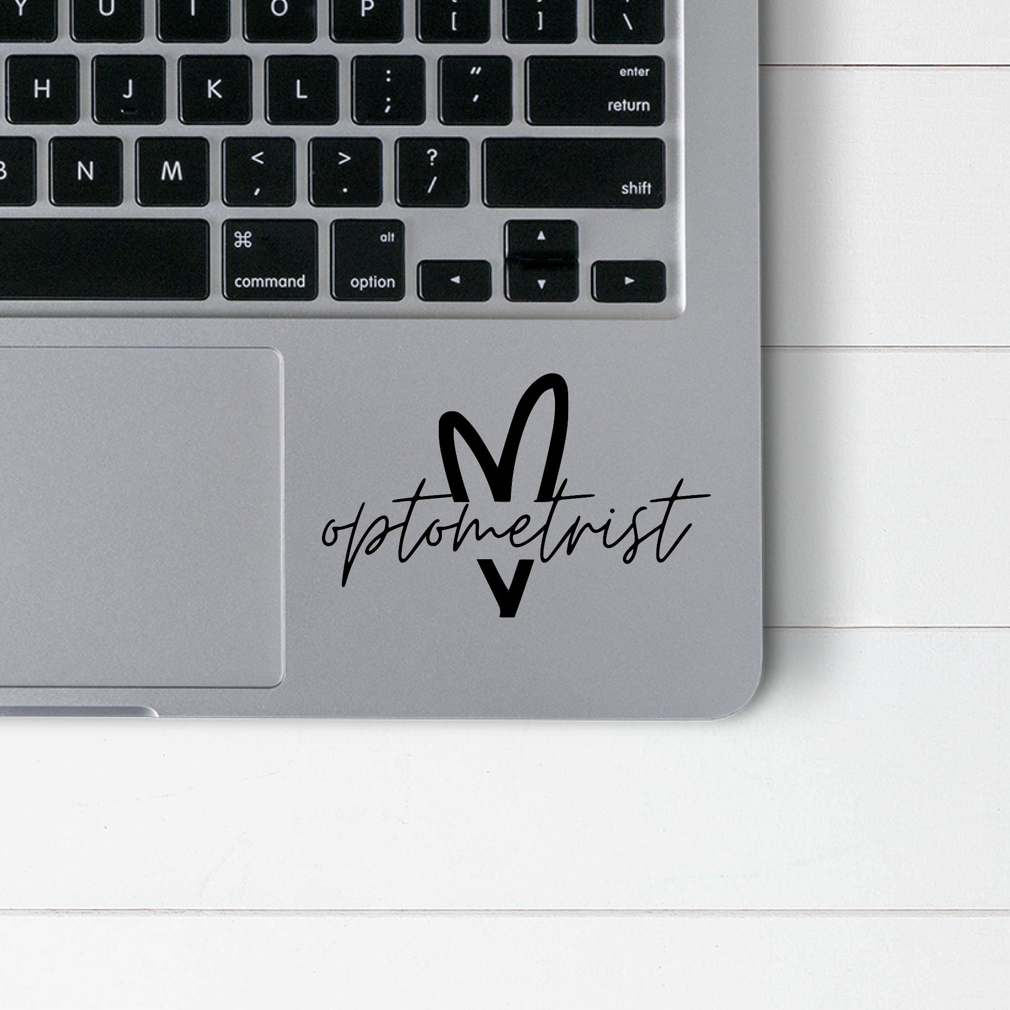 Optometrist Heart Vinyl Decal Sticker Optometrist Optician | Etsy