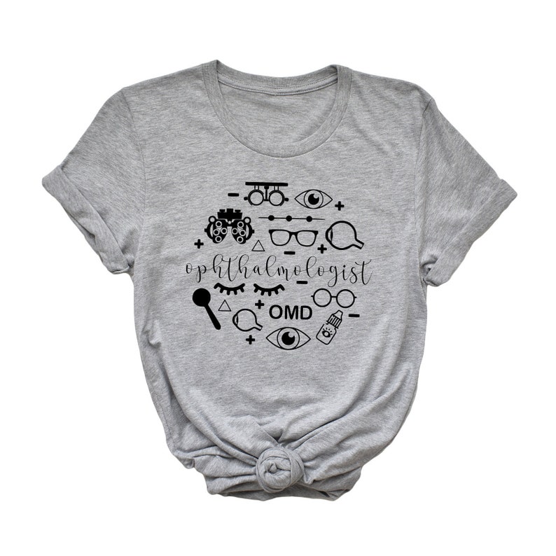 Opto Symbols Ophthalmologist T-shirt Ophthalmology - Etsy