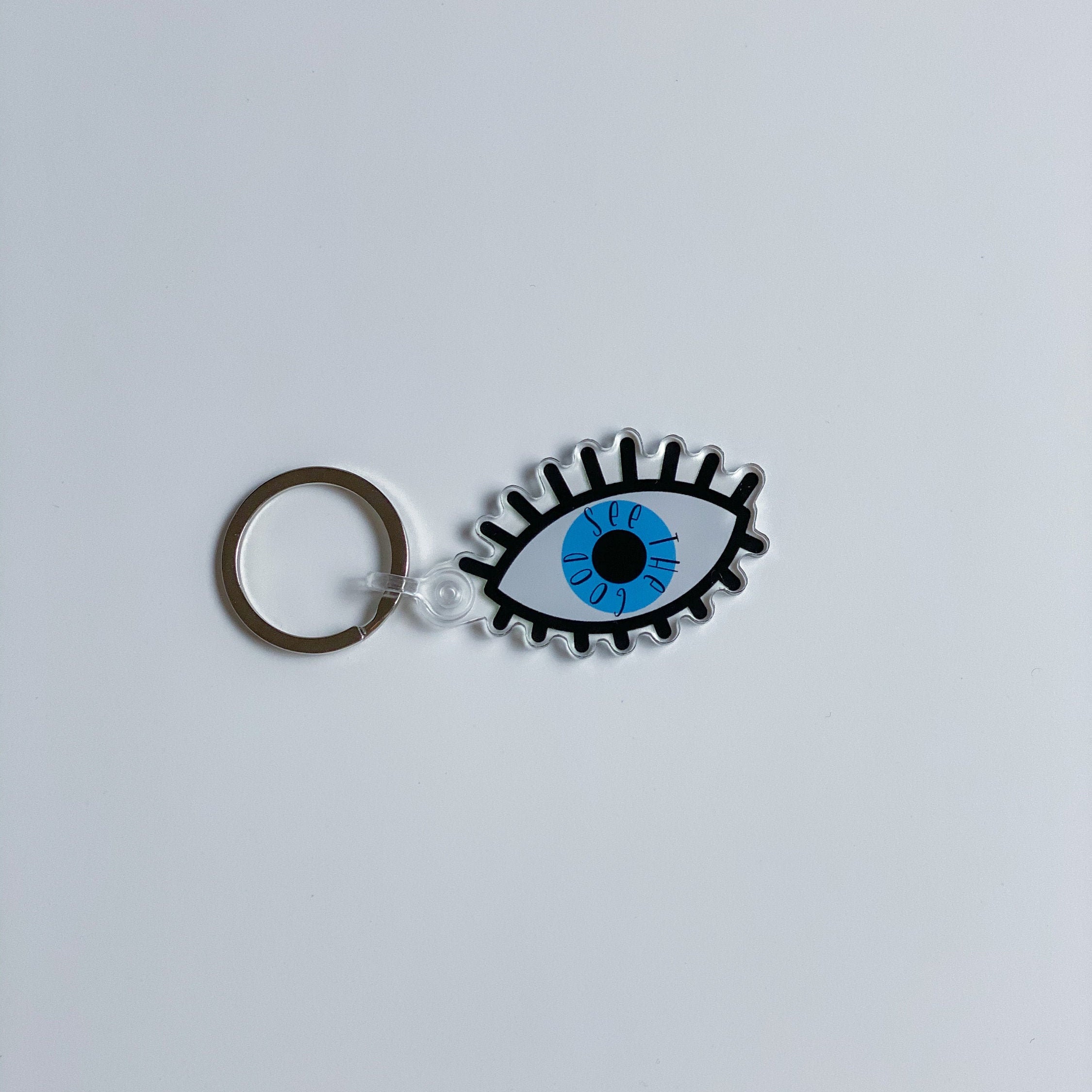 Eye See the Good Clear Acrylic Keychain Optometrist - Etsy