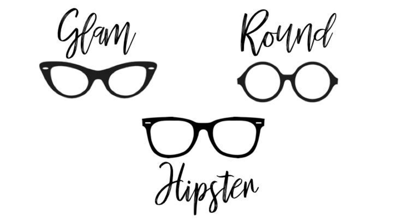 Eyeglasses Vinyl Decal Sticker Optometrist Optician - Etsy