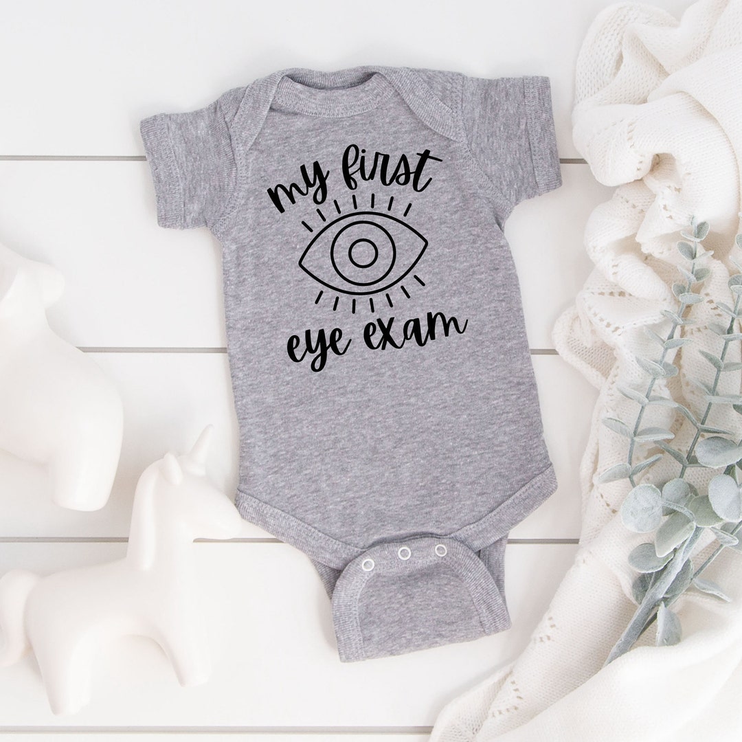 My First Eye Exam Eye Onesie | Optometrist, Optician, Ophthalmologist ...