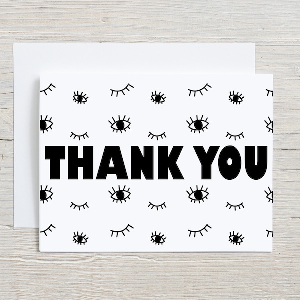 Thank You Card for Optometrist - Etsy