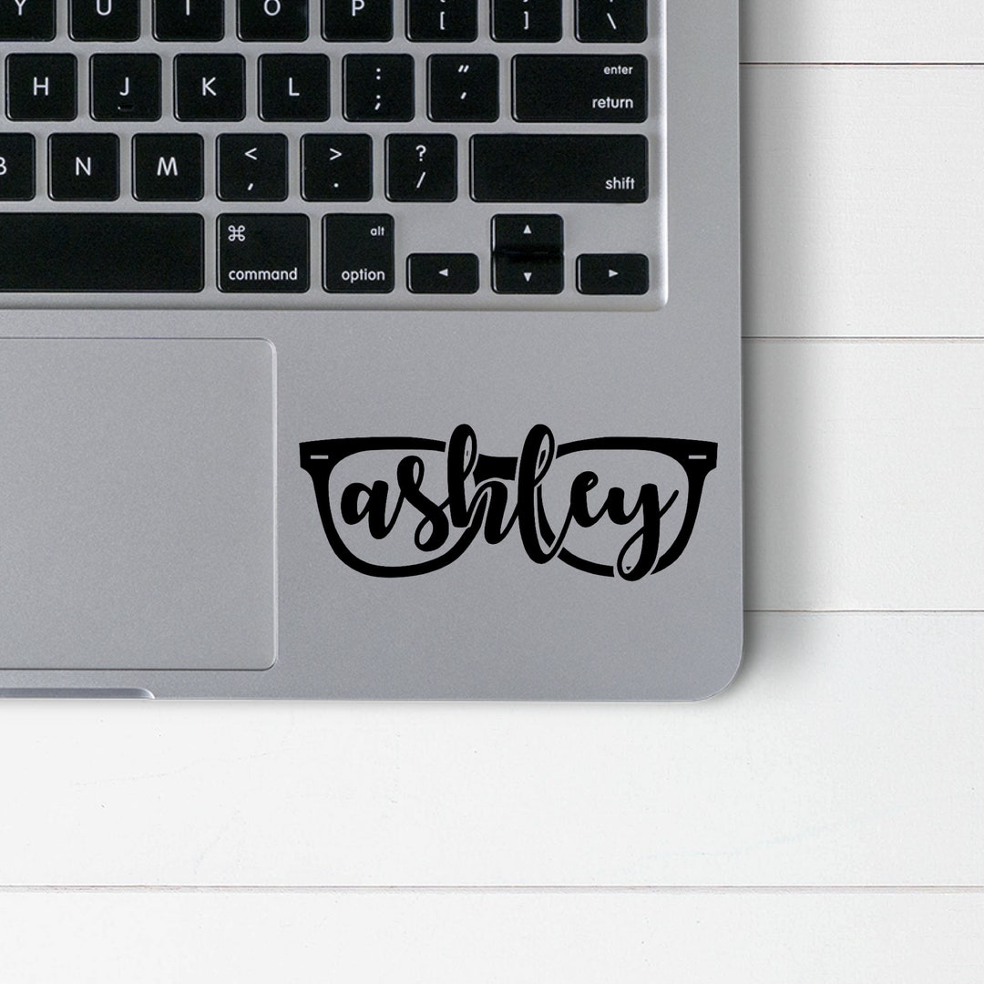 Script Name Within Eyeglasses Vinyl Decal Sticker | Optometrist ...