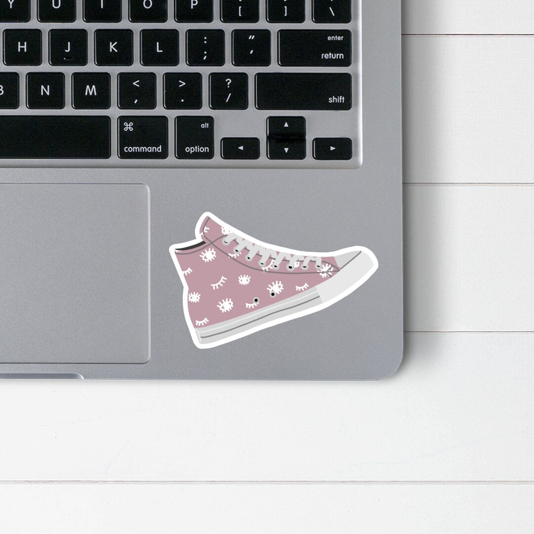 Wink Eye High Top Sneaker Waterproof/weatherproof Die Cut Sticker ...
