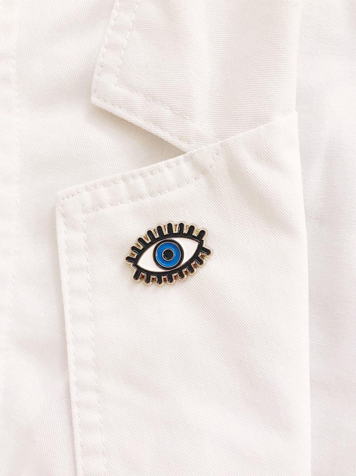 Eye Love Life Blue Eye Lapel Pin | Optometrist, Optician ...