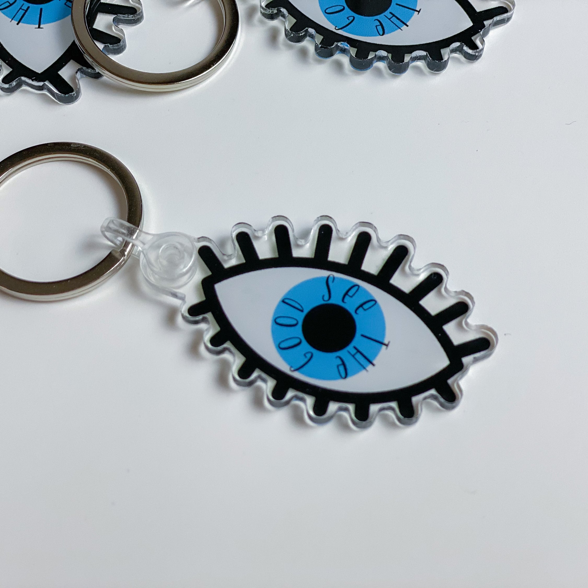 Eye See the Good Clear Acrylic Keychain Optometrist - Etsy