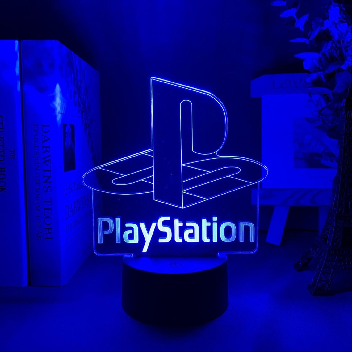 PLAYSTATION PS Neon LED Night Light Decor for Desk With Touch | Etsy