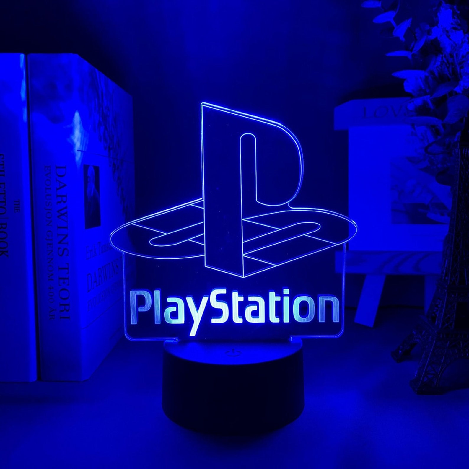 PLAYSTATION PS Neon LED Night Light Decor for Desk With Touch | Etsy